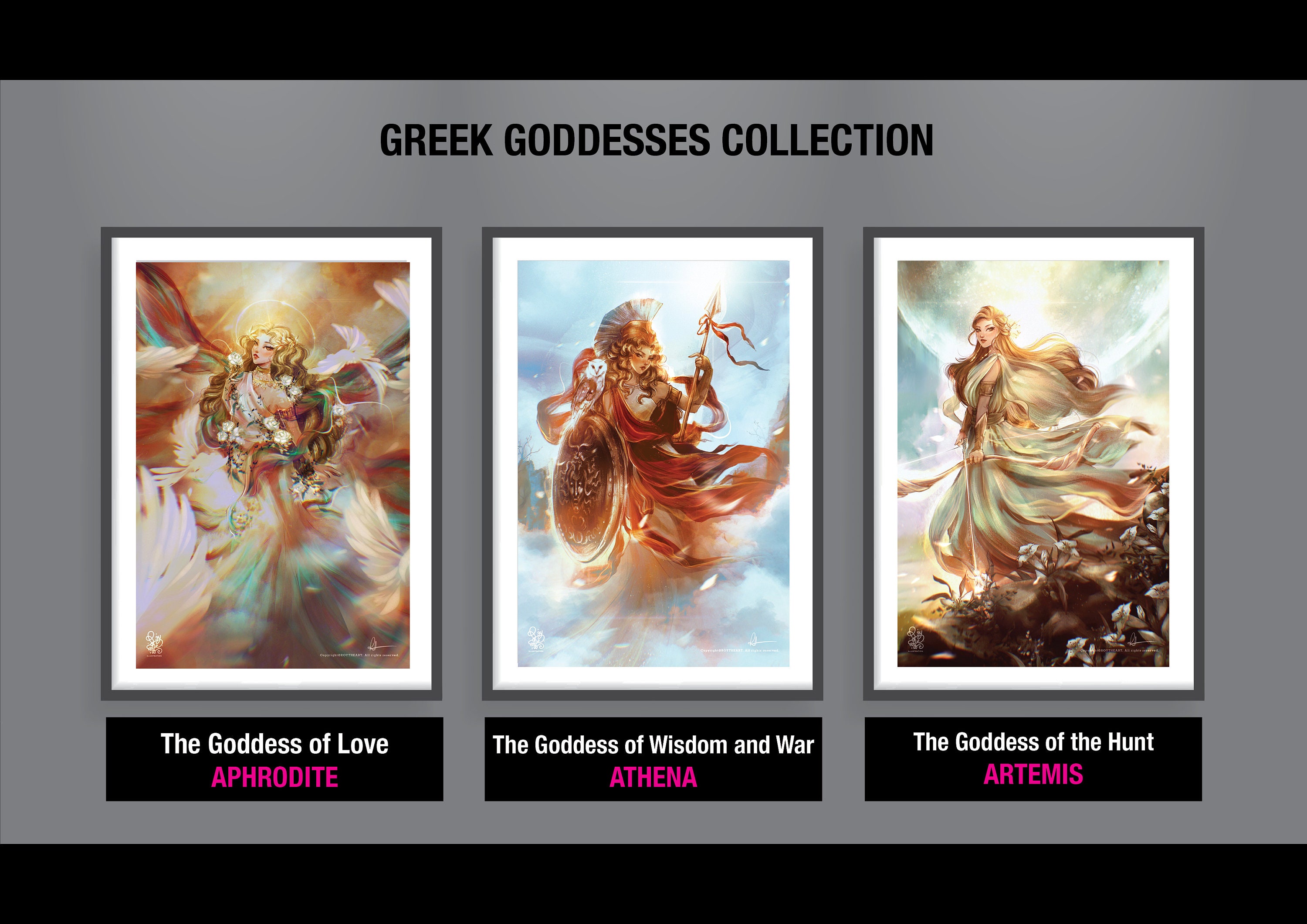 The Goddess of Wisdom and War - Athena - Photo Prints | Roy The Art ...