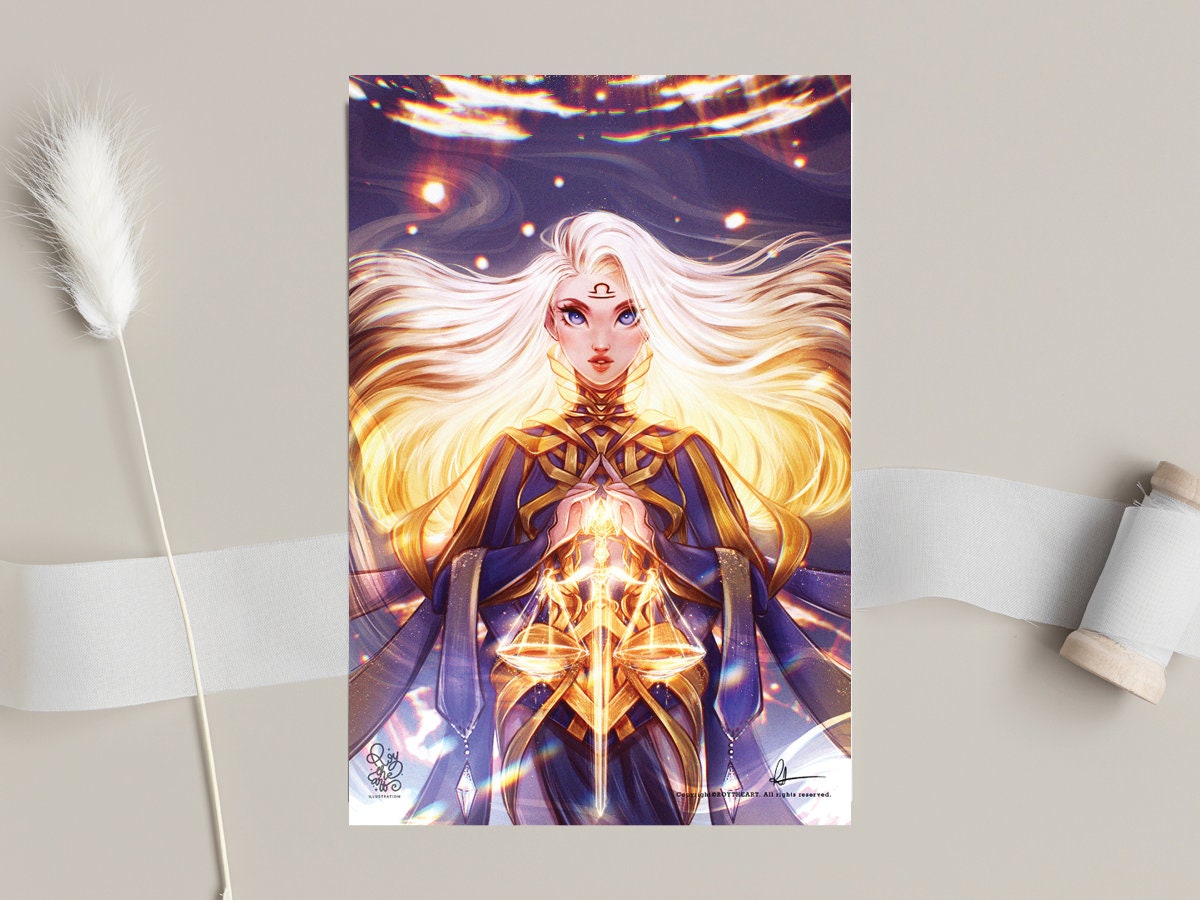The Libra Warrior - Zodiac Warriors - Photo Prints | Roy The Art ...