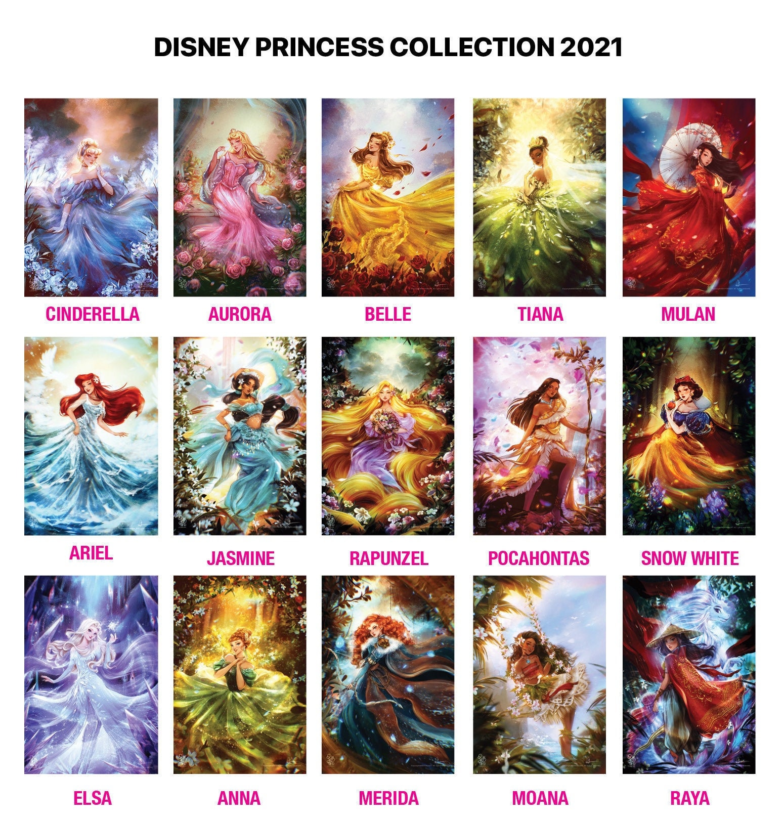 Disney Princess Drawings