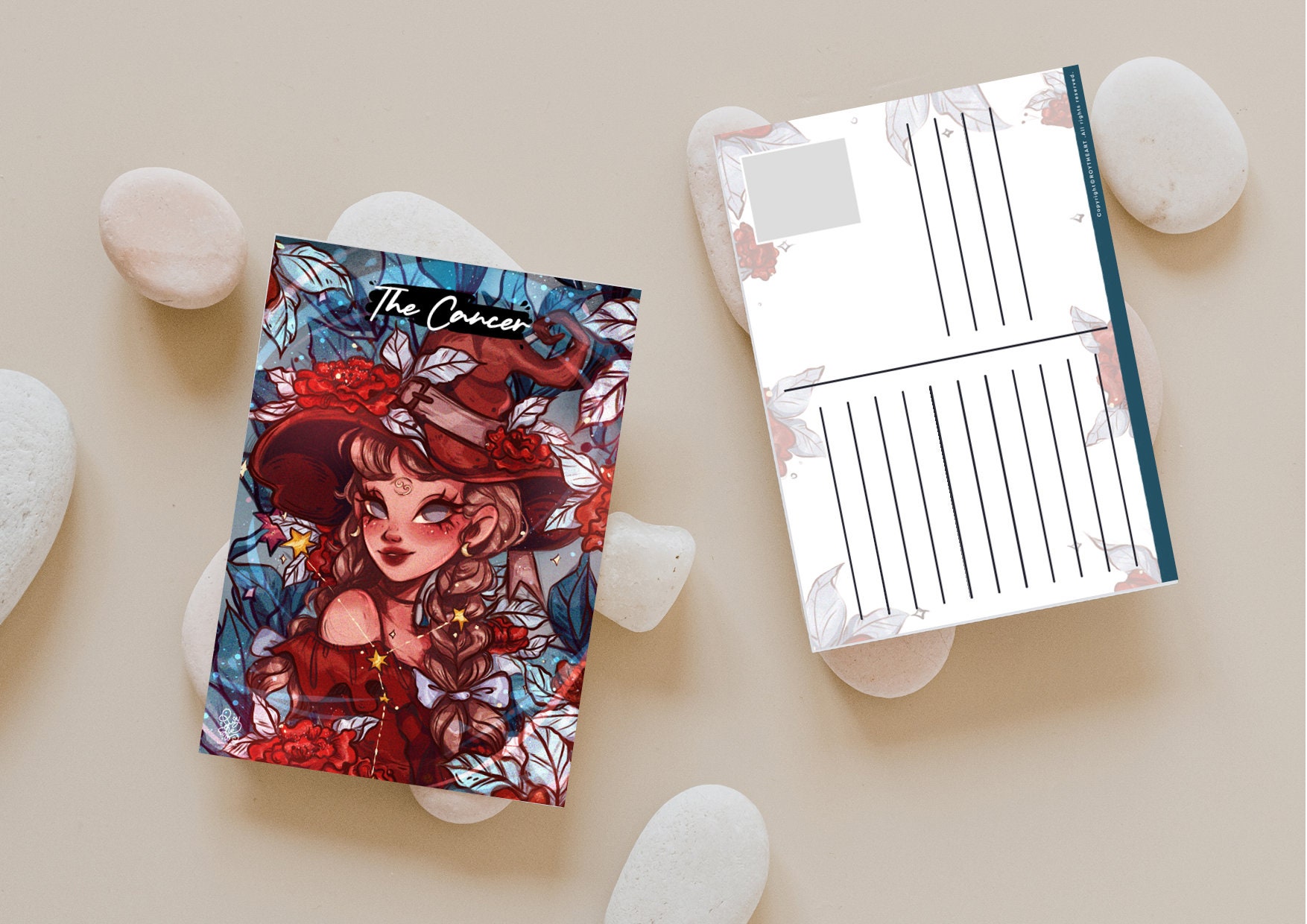 Preorder: CANCER ZODIAC POSTCARDS | The Witchy Zodiac v.2 | Postcard ...