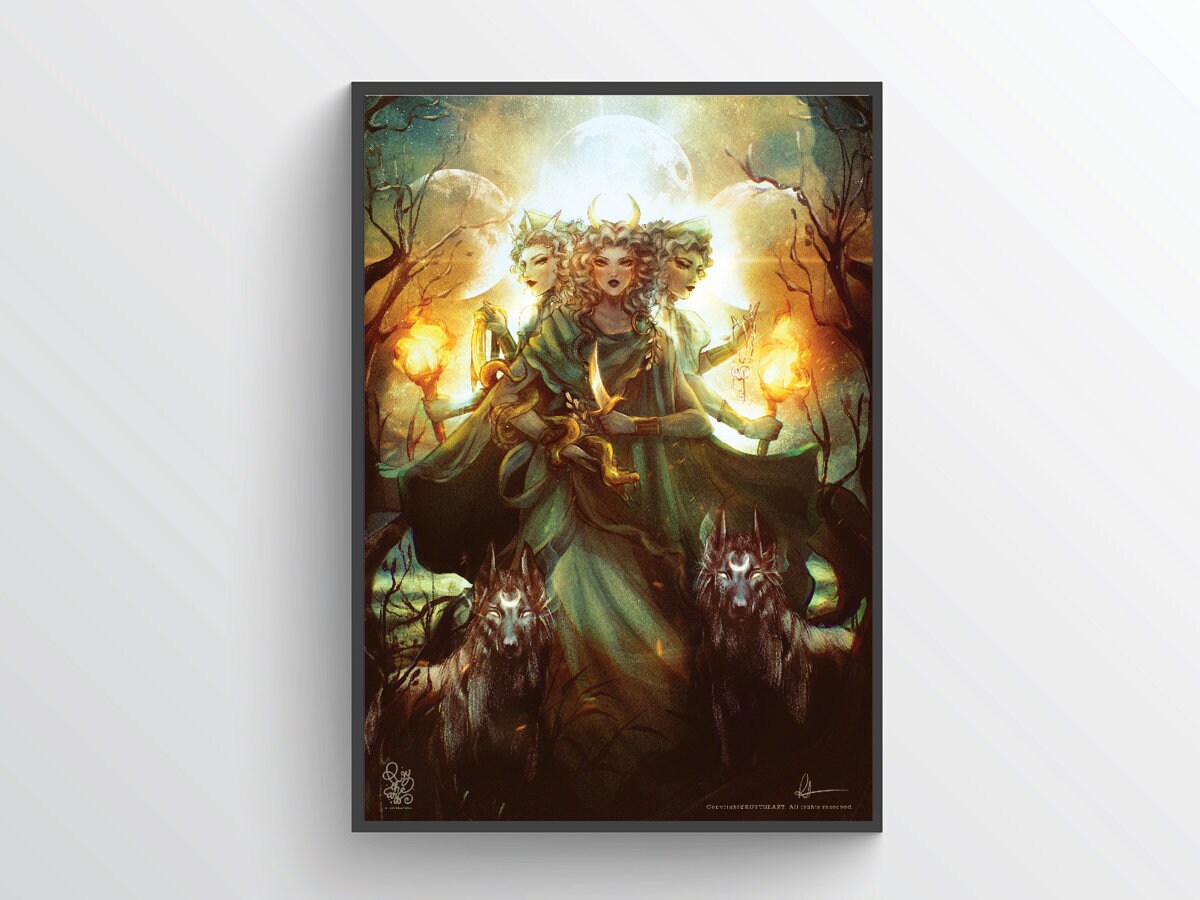 The Goddess of Witchcraft and Necromancy - Hecate - Photo Prints | Roy ...