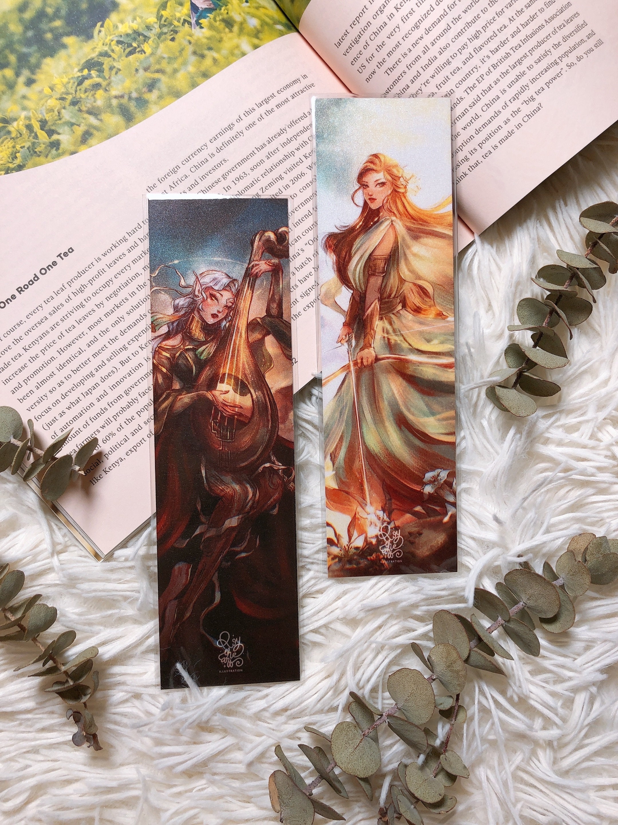 GREEK GODDESS BOOKMARKS Limited edition - 100% Handmade - unique ...