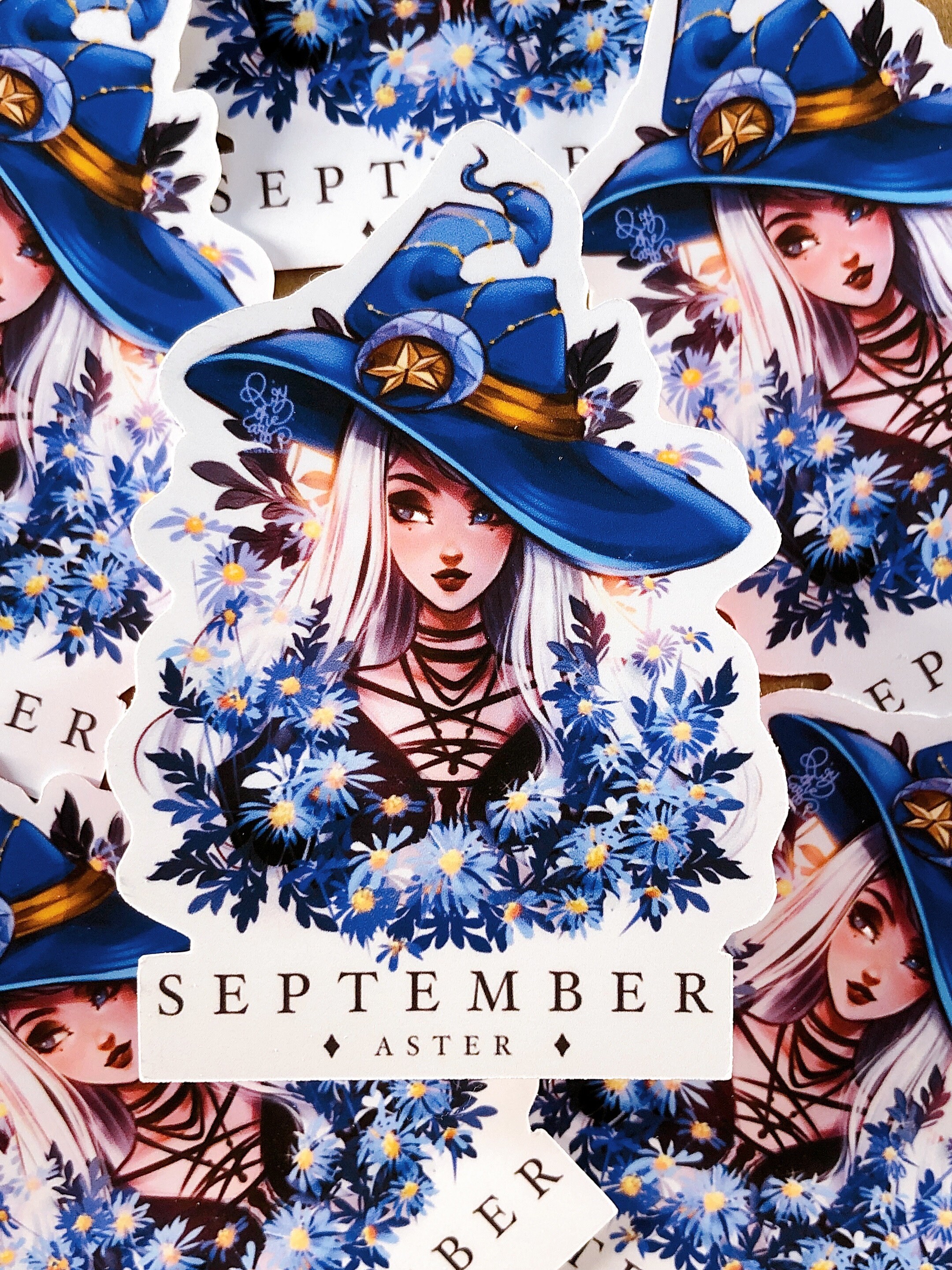 STICKERS WITCHY GLAMOUR | Roy The Art | Gift set | Birth month flowers ...