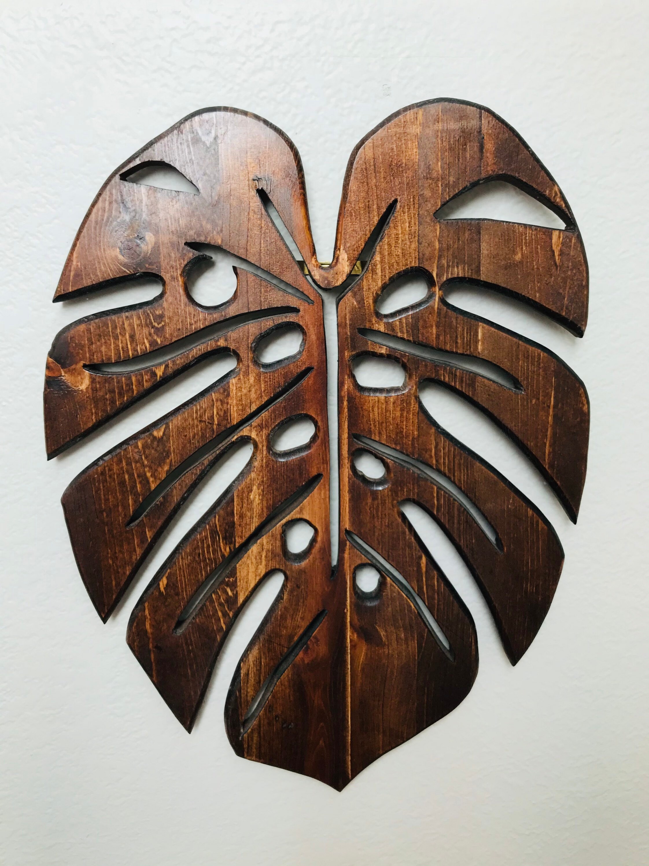 Monstera Deliciosa WOOD Wall Decor/monstera | Etsy