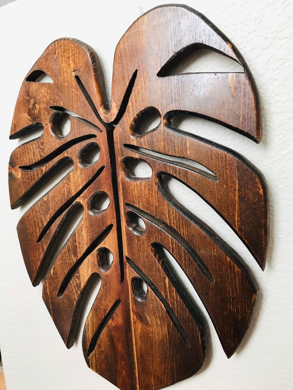 Monstera Deliciosa WOOD Wall Decor/monstera | Etsy