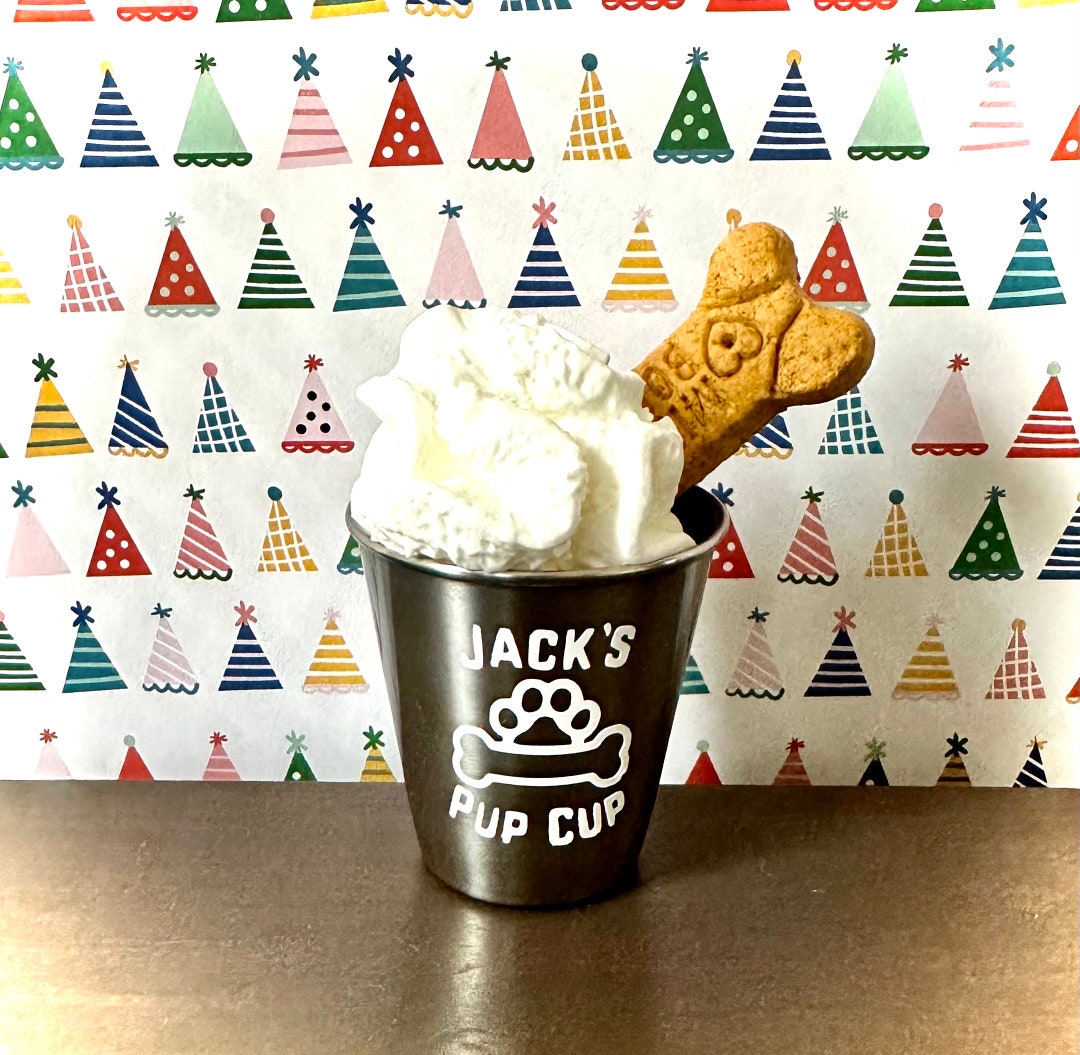 Custom Personalized Pup Cup Unique Dog Gift With Custom Name Reusable ...