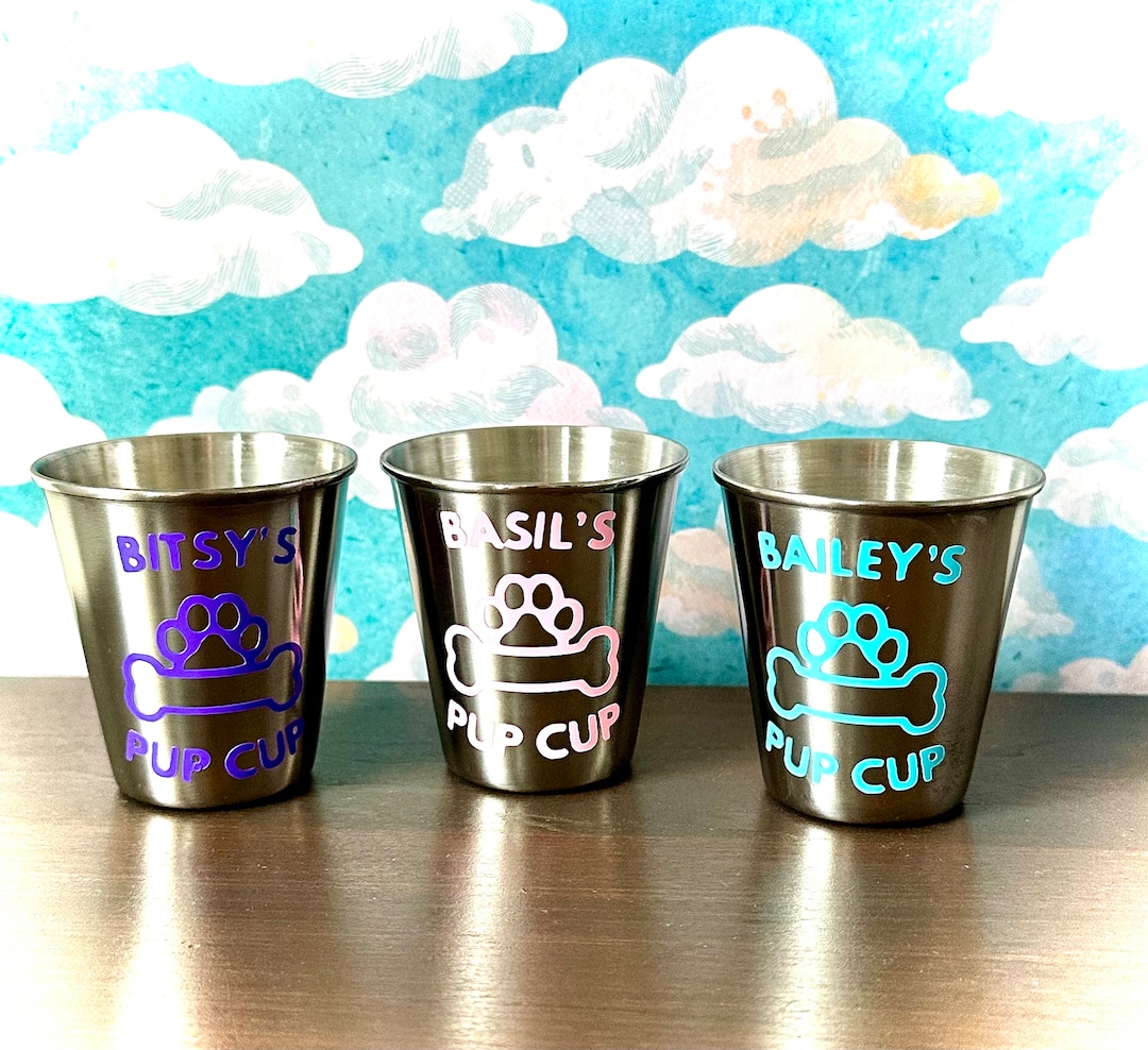 Personalized Pup Cup Gift for New Dog Custom Treat Cup for Pets ...