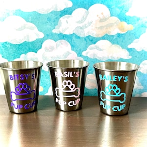 Personalized Pup Cup Gift for New Dog Custom Treat Cup for Pets ...