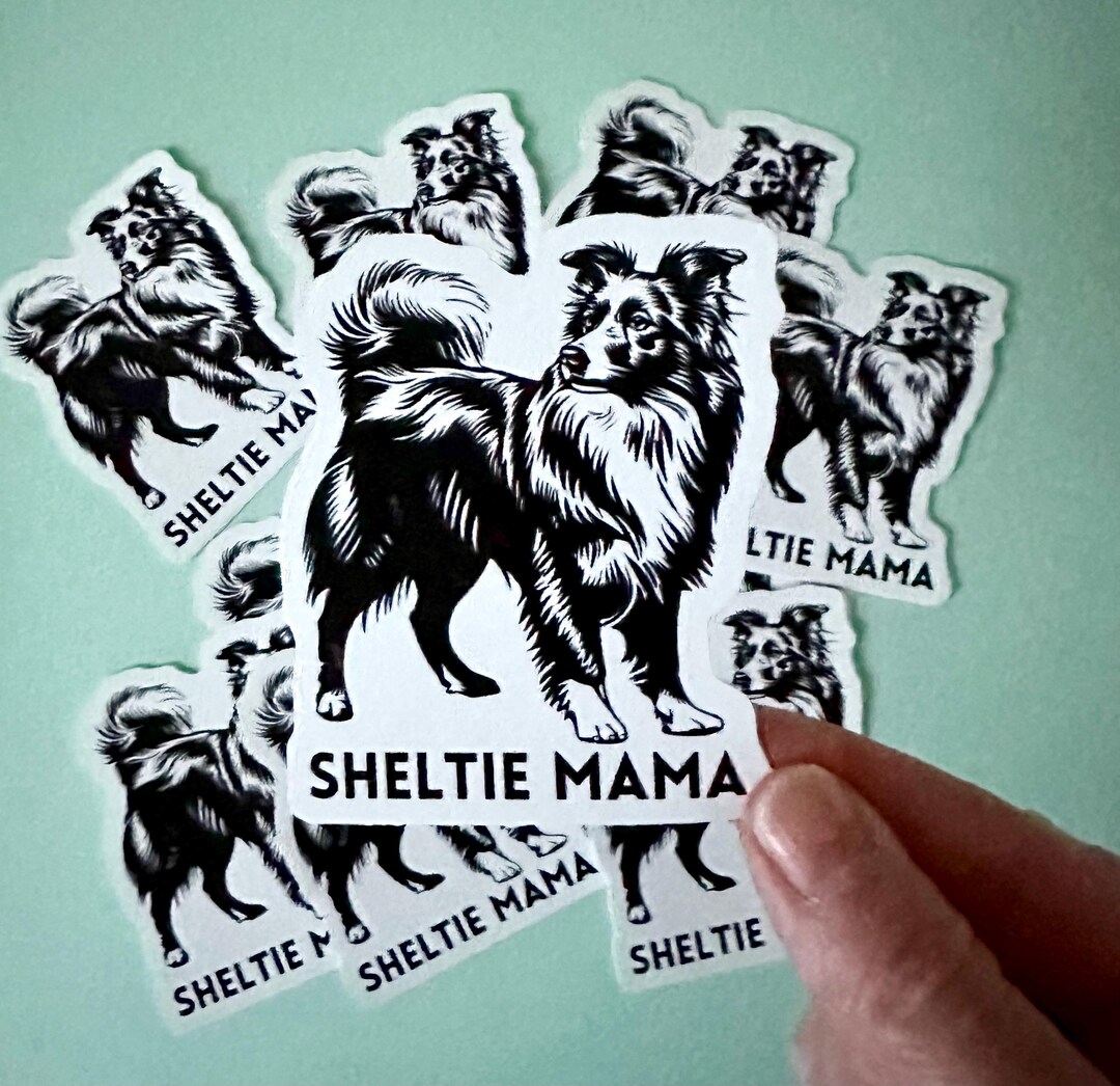 Shetland Sheepdog Sticker Die-cut Vinyl Decal Sheltie Lovers Cute ...