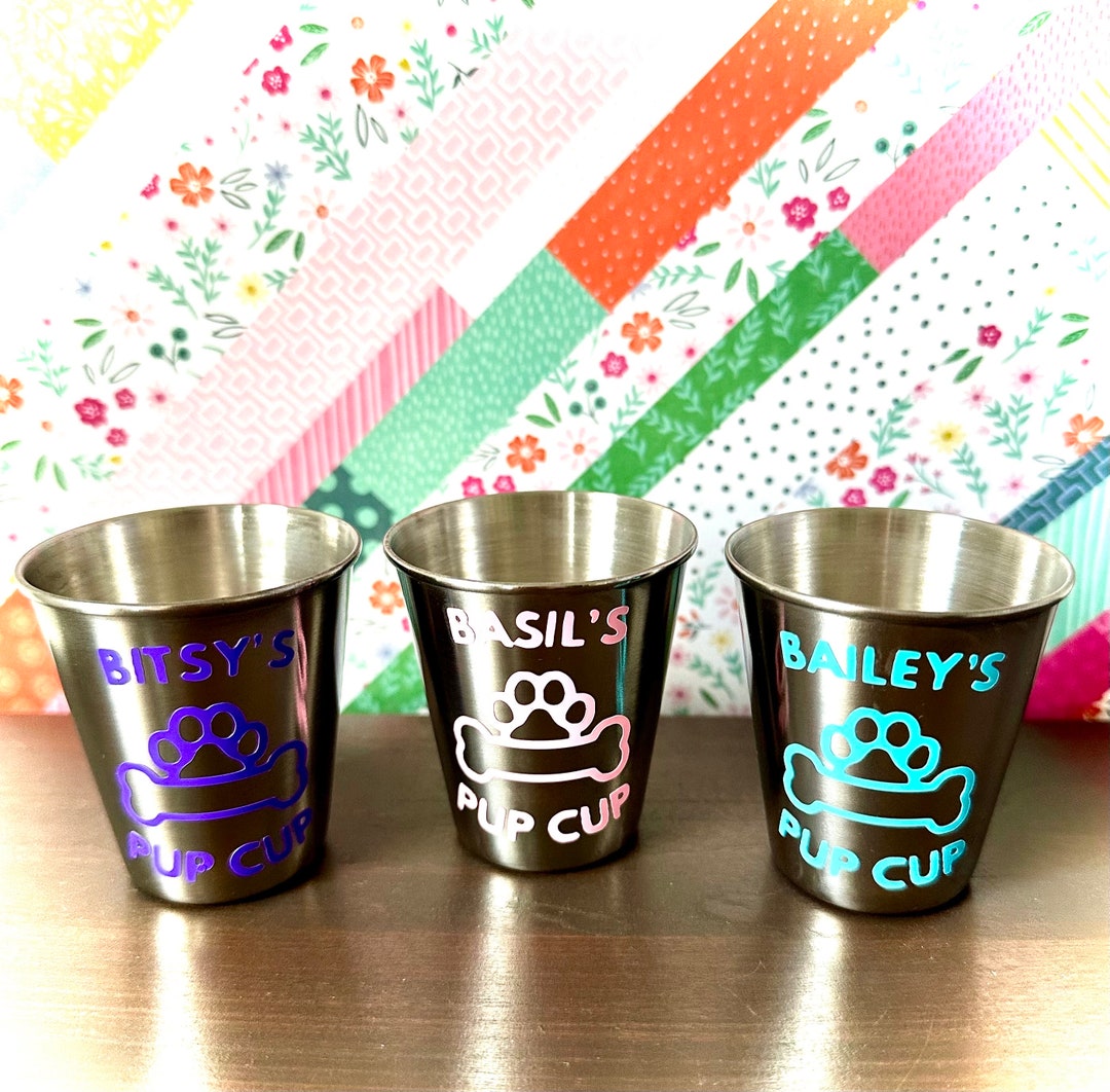 Personalized Pup Cup Puppaccino Custom Dog Lovers Gift Reusable Pet ...