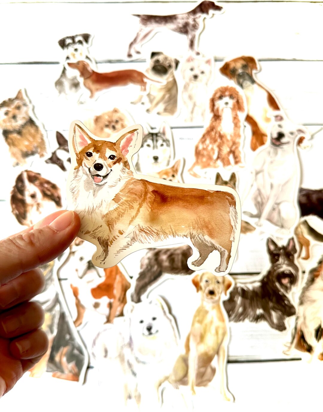 Dog Lover Sticker Bundle Scrapbook Dog Breed Junk Journal Sticker ...