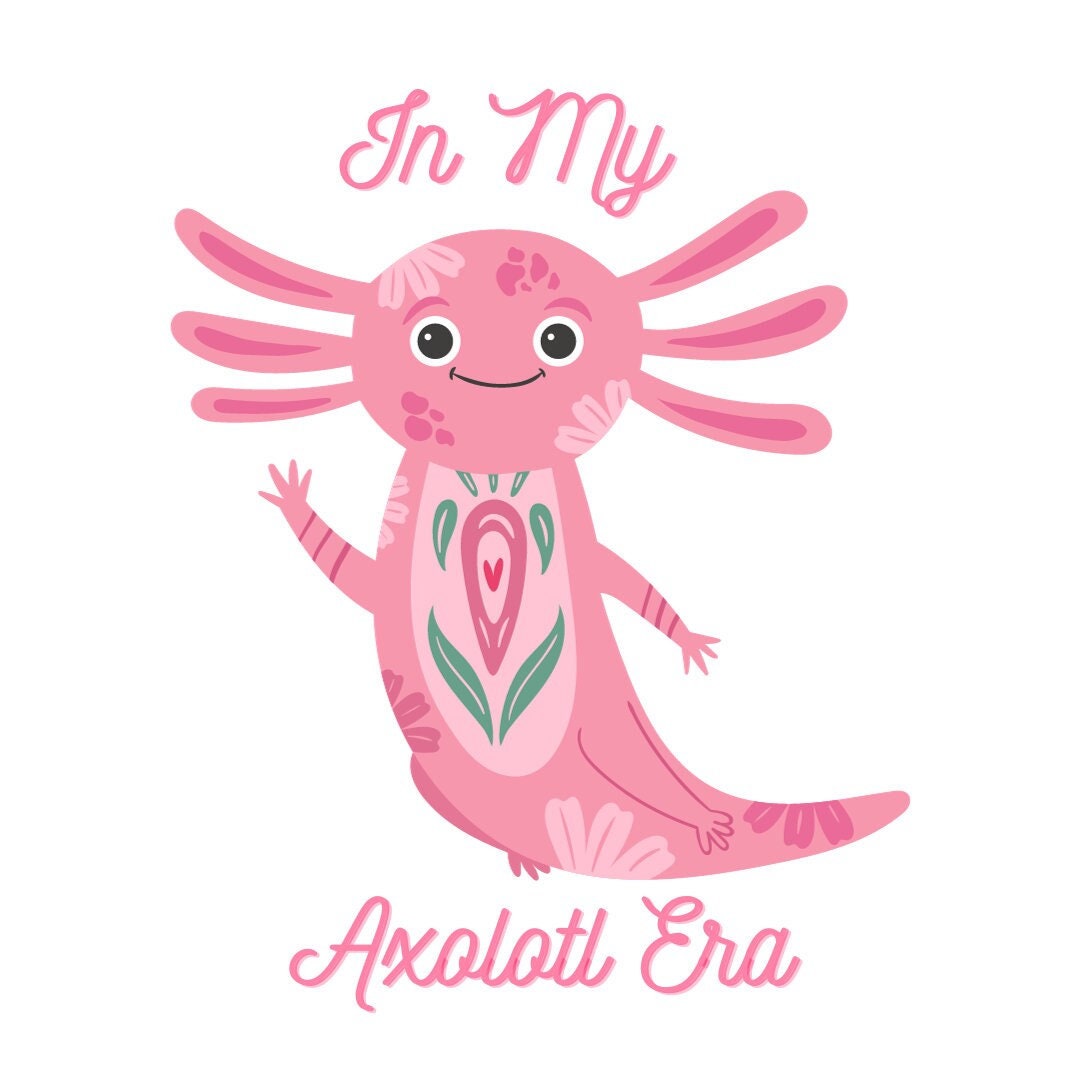Axolotl JPEG File Instant Digital Download in My Era for DIY Crafts ...