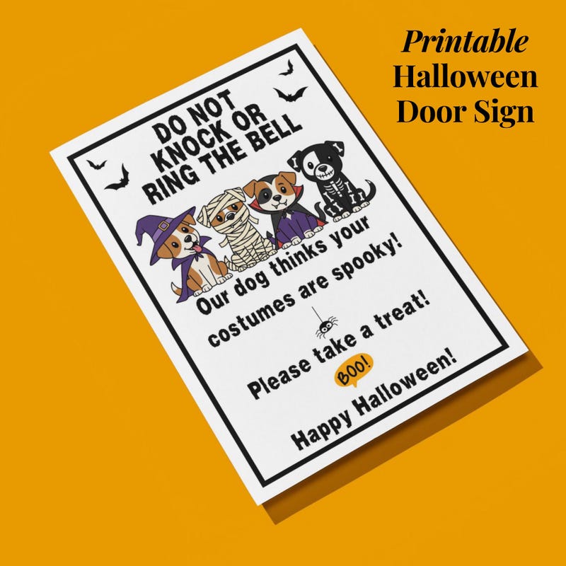 Dog Treats Halloween Sign - Etsy