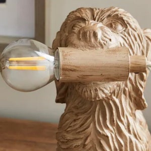 Reggie the Cockapoo Side / Dressing Table Lamp - Etsy UK