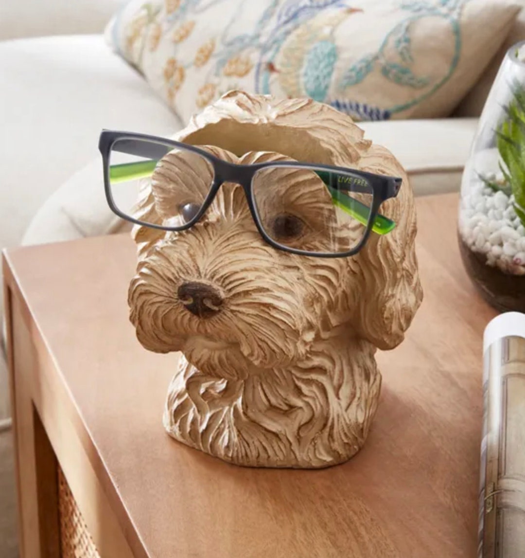 Cockapoo Reading Glasses Stand Holder Pencil Storage Desk Ornament - Etsy
