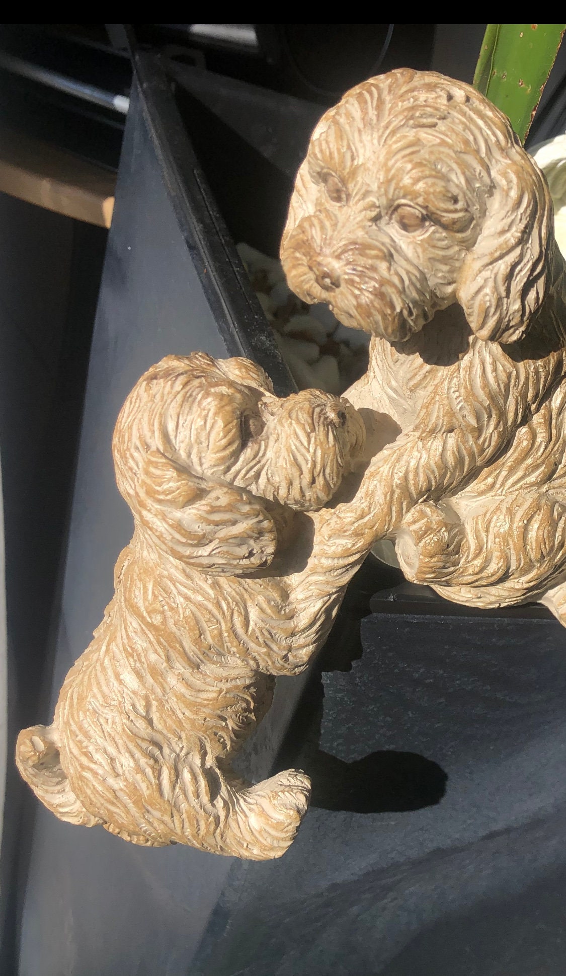 Cockapoo Garden Ornament Set of 4 Wall Climbing Cockapoo Decor - Etsy