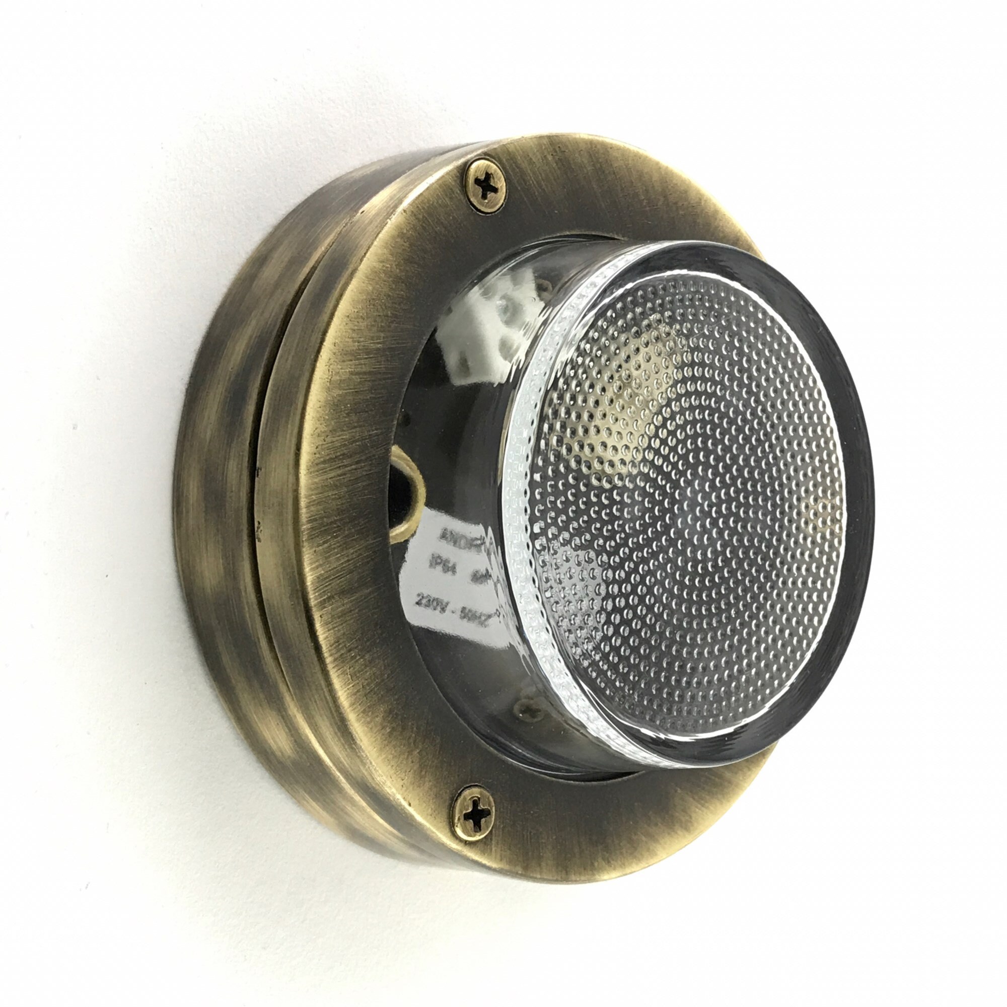 Solid Brass Round Bulkhead Wall Pathway Nautical Outdoor - Etsy