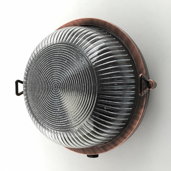 Solid Brass Round Bulkhead Wall Outdoor Indoor Light AIGLI - Etsy