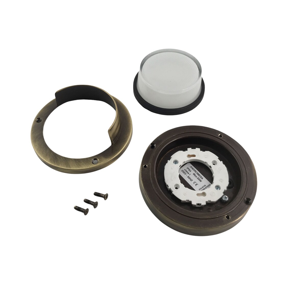 Solid Brass Round Bulkhead Wall Pathway Nautical Outdoor - Etsy