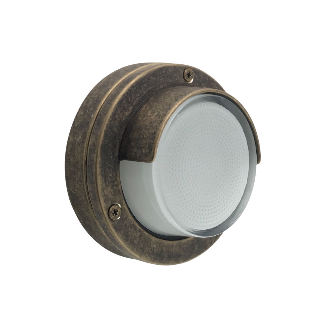 Solid Brass Round Bulkhead Wall Pathway Nautical Outdoor - Etsy