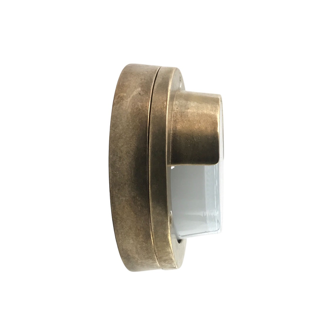 Solid Brass Round Bulkhead Wall Pathway Nautical Outdoor - Etsy