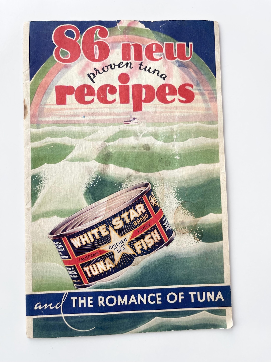 Vintage 1930s White Star Tuna Fish Recipes Booklet California USA - Etsy