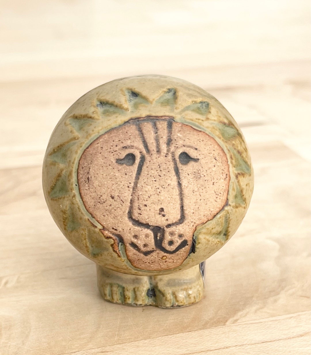 Vintage MCM Lisa Larson Gustavsberg Sweden Africa Series Lion Ceramic 2 - Etsy