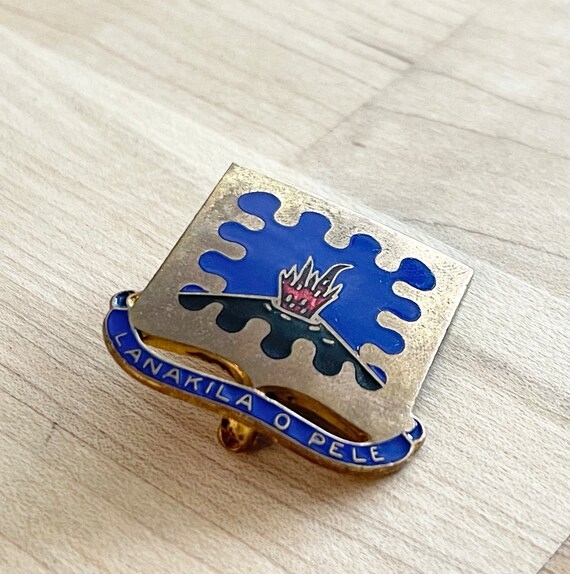 WWII US Army 1st Chemical Battalion DUI Unit Crest In… - Gem