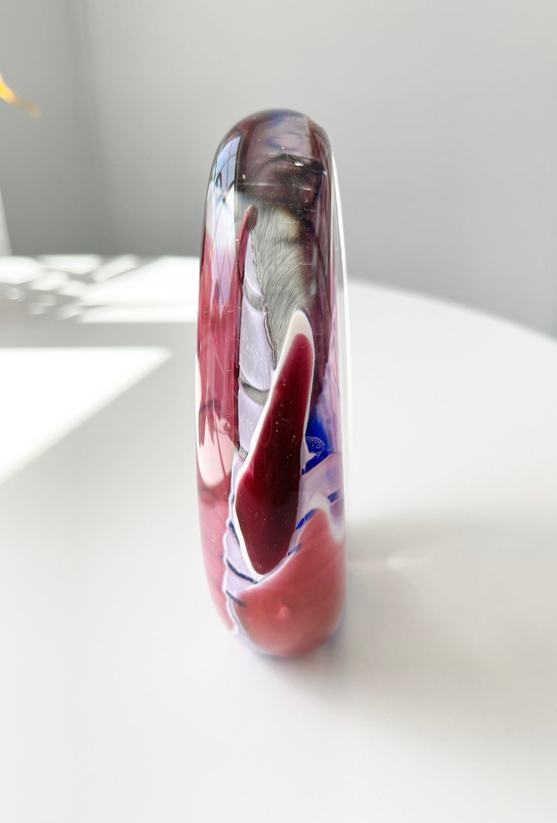 Vintage Eric Brakken Modern Studio Art Glass Paperweight WFS7026 ...