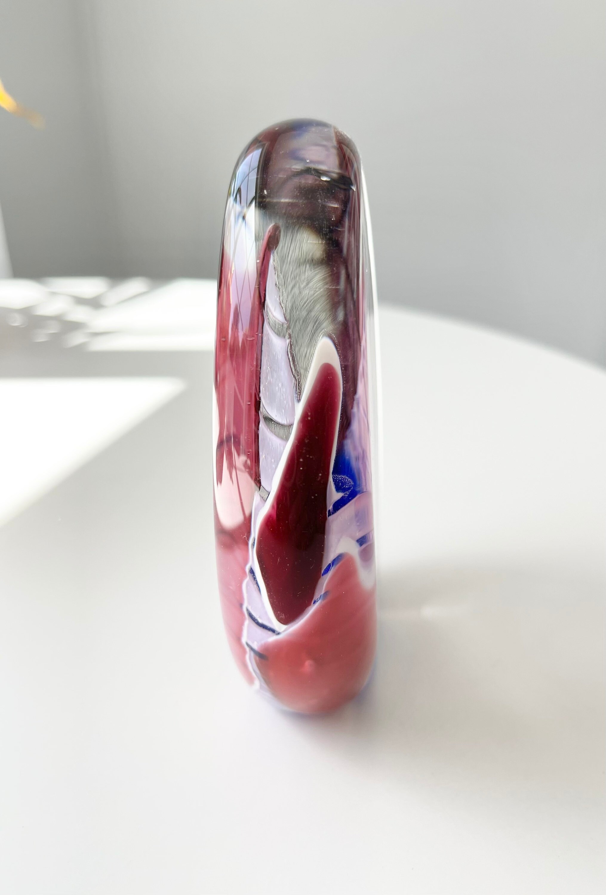 Vintage Eric Brakken Modern Studio Art Glass Paperweight WFS7026 ...