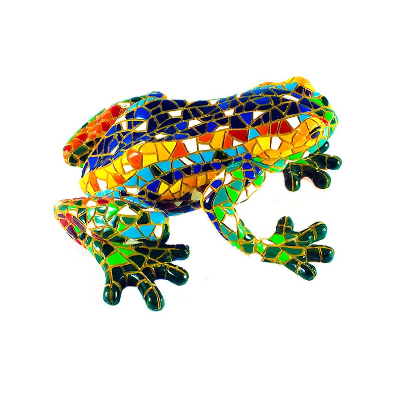 Frog 3 Cute Decorative Sculpture. Hand Painted. Barcino - Etsy