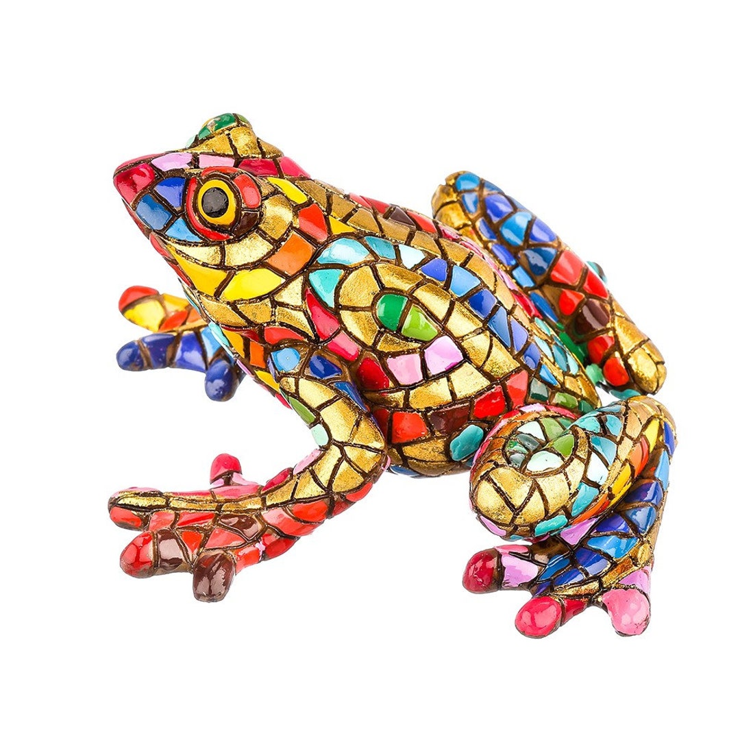 Frog 4.5” Cute Decorative Sculpture Hand Painted. Barcino - Etsy
