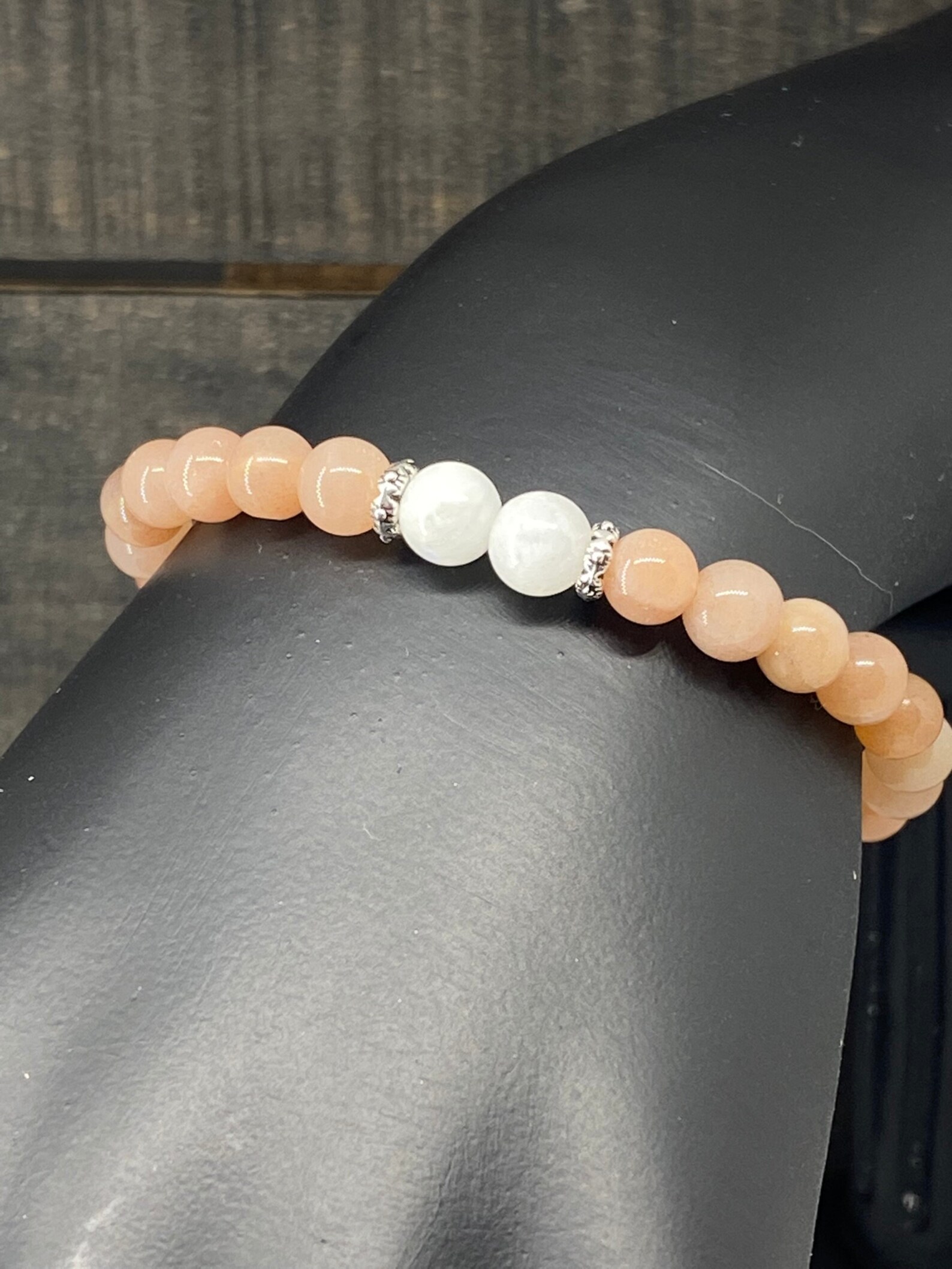 Sunstone & Moonstone Bracelet 6mm Beads/new Beginnings - Etsy