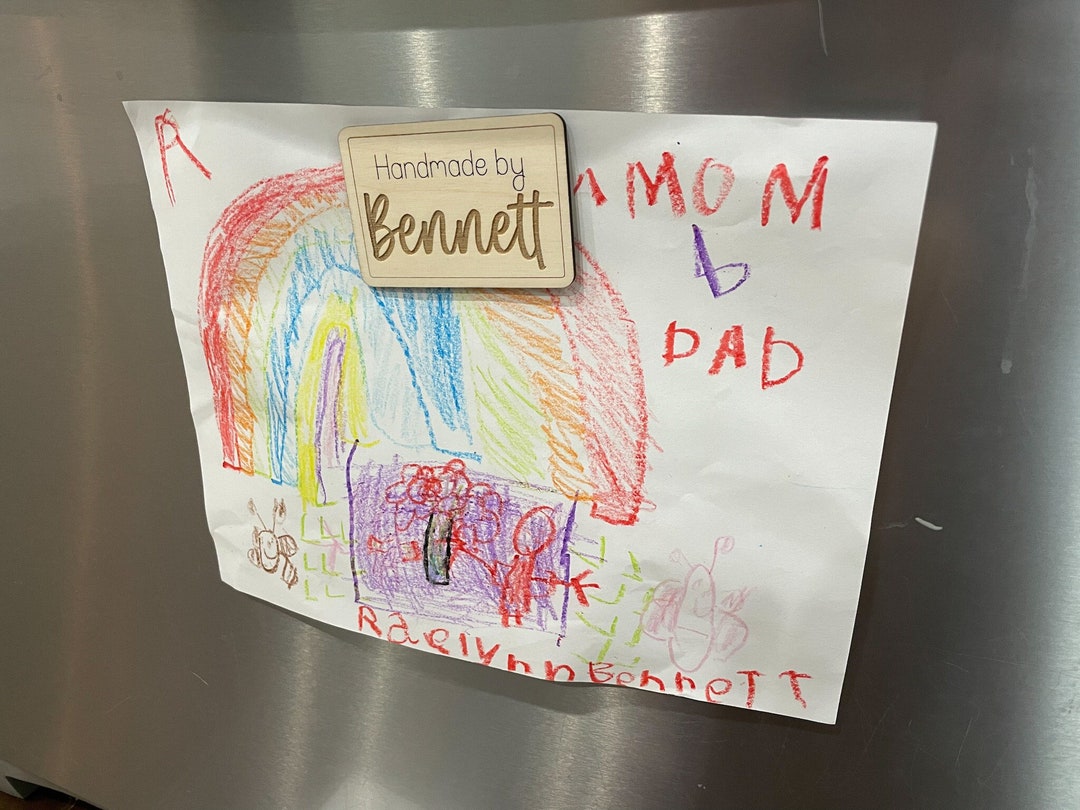 Personalized Kids Name Refrigerator Magnet | Strong Custom Fridge ...