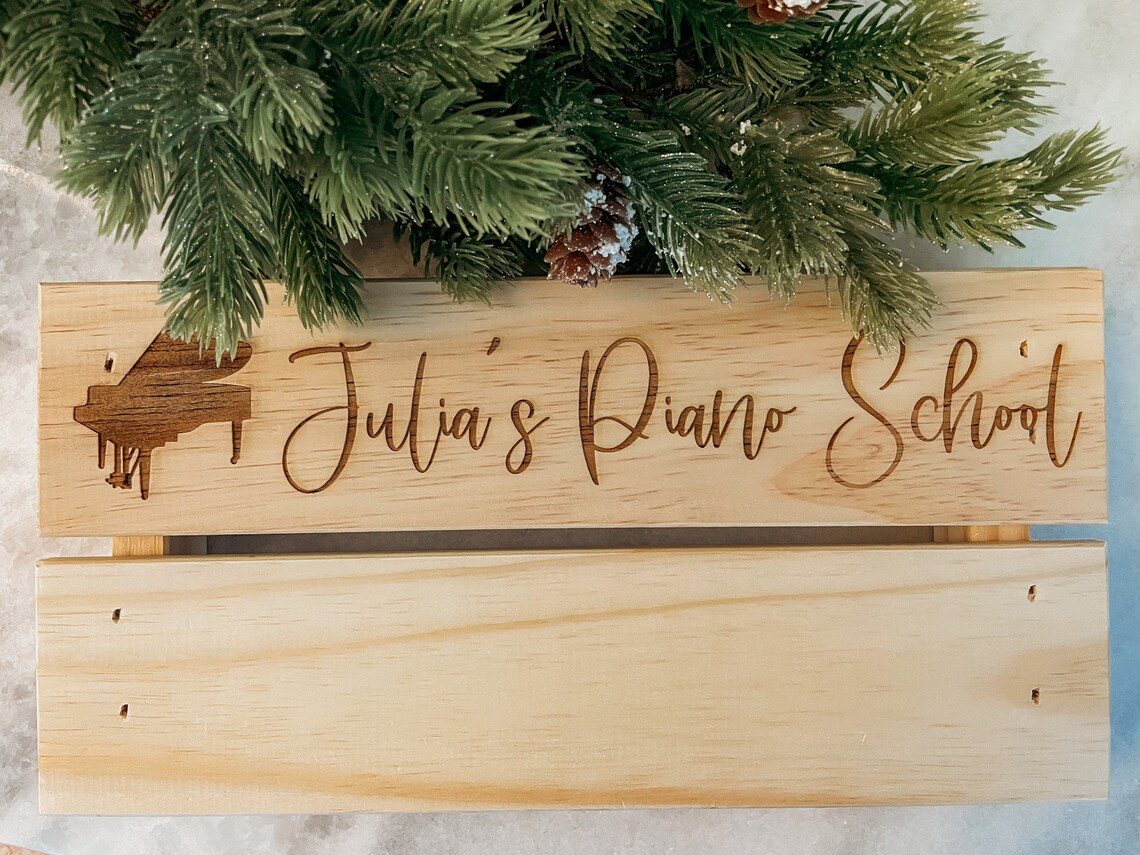 Personalized Crates Gift Crates Custom Logo Crates Holiday - Etsy