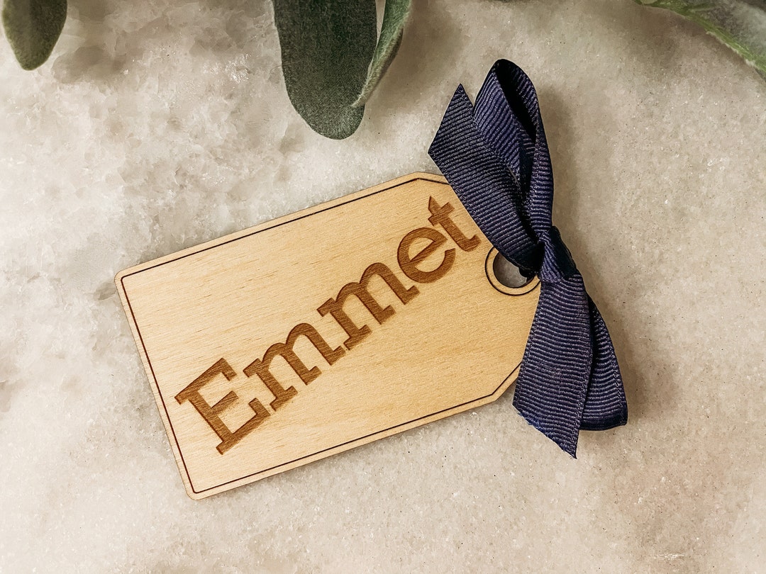 Personalized Gift Tags, Unique Handmade Gift Tag, Handmade Engraved ...