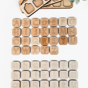 Movable Capital and Lowercase Alphabet Letter Set | Montessori ...