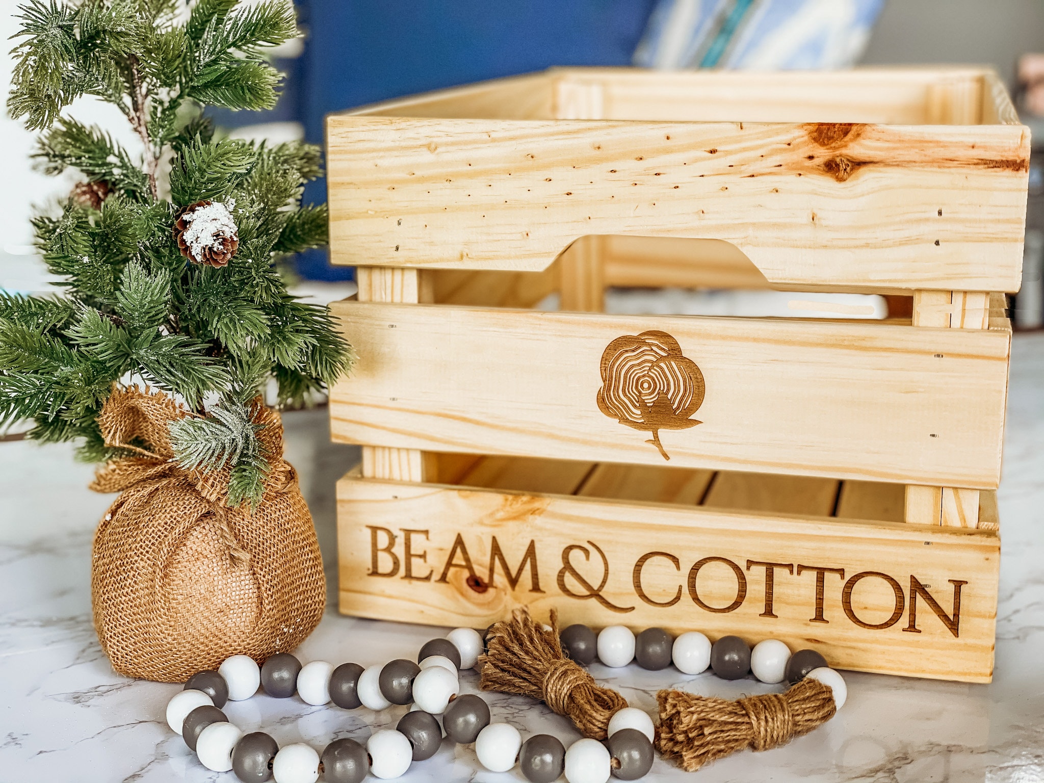 Personalized Crates Gift Crates Custom Logo Crates Holiday | Etsy