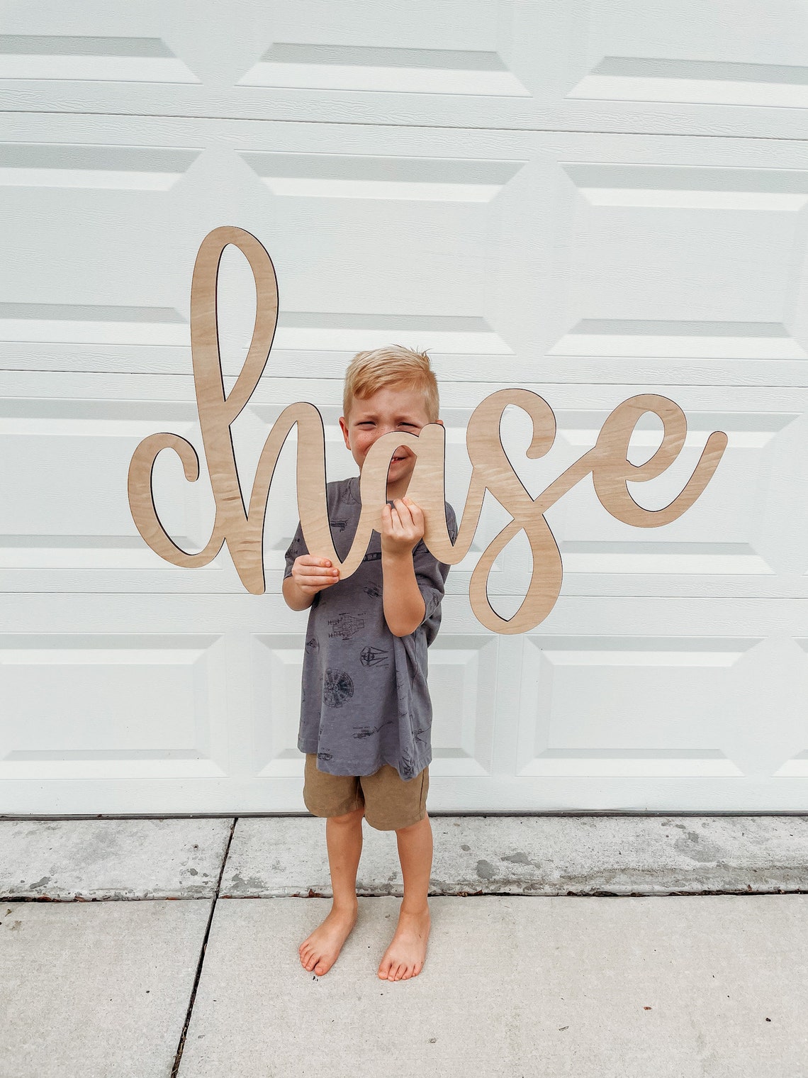 Free Standing Custom Name Sign First & Middle Name - Etsy