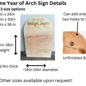 One Year of | Birthday Photo Board | Party Supplies | Wood Photo Memory ...