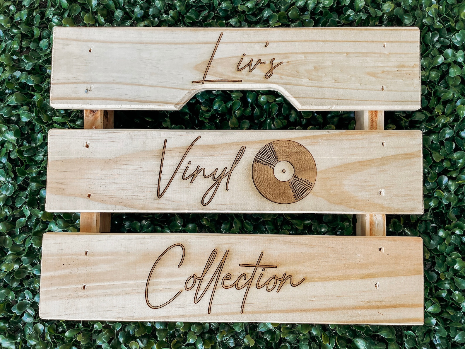 Personalized Crate for Vinyl Records Vinyl Record Container - Etsy