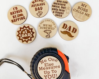 No One Measures up Personalized Tape Measure, Fathers Day Gift From ...