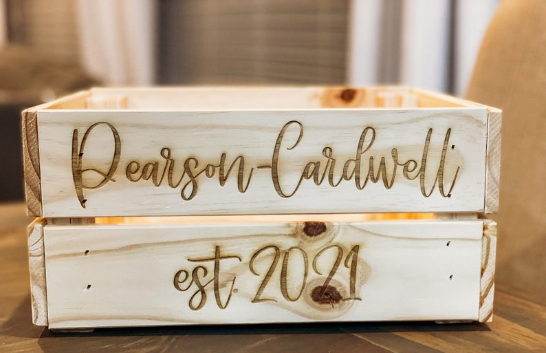 Personalized Crates Gift Crates Custom Logo Crates Holiday - Etsy