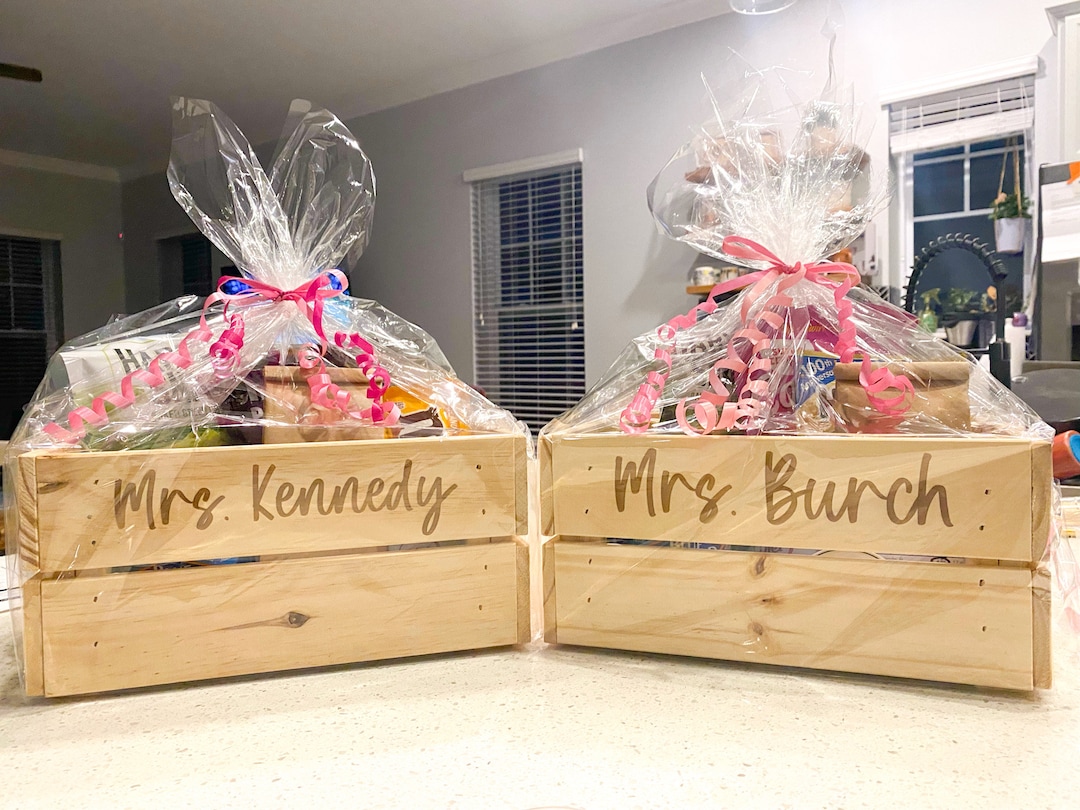 Personalized Teacher Gift Basket | Teacher Gift | Unique Custom Gift ...