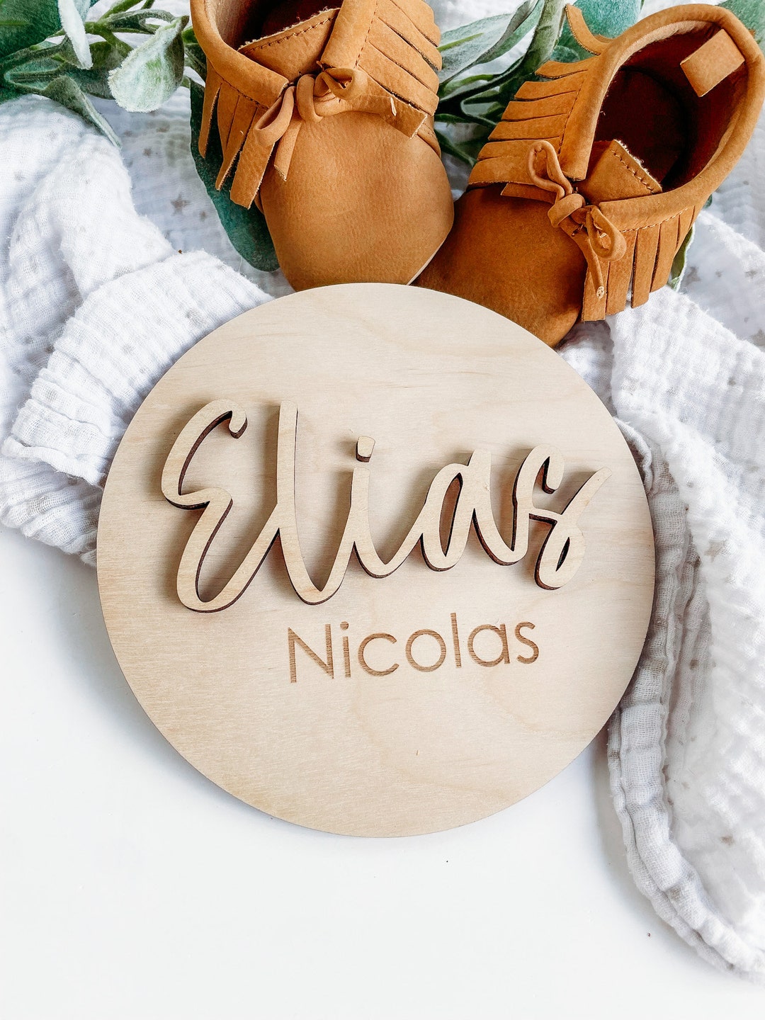 Baby Announcement Sign Birth Announcement Sign Hospital Name Newborn ...