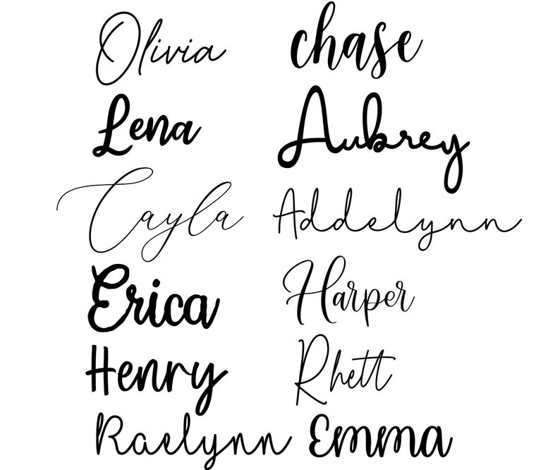 Free Standing Custom Name Sign First & Middle Name - Etsy