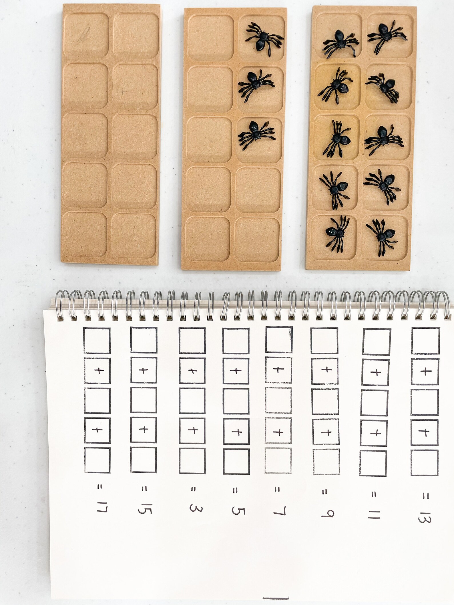 Wooden Ten Frame, Math Board, 10 Frame, Montessori Materials ...