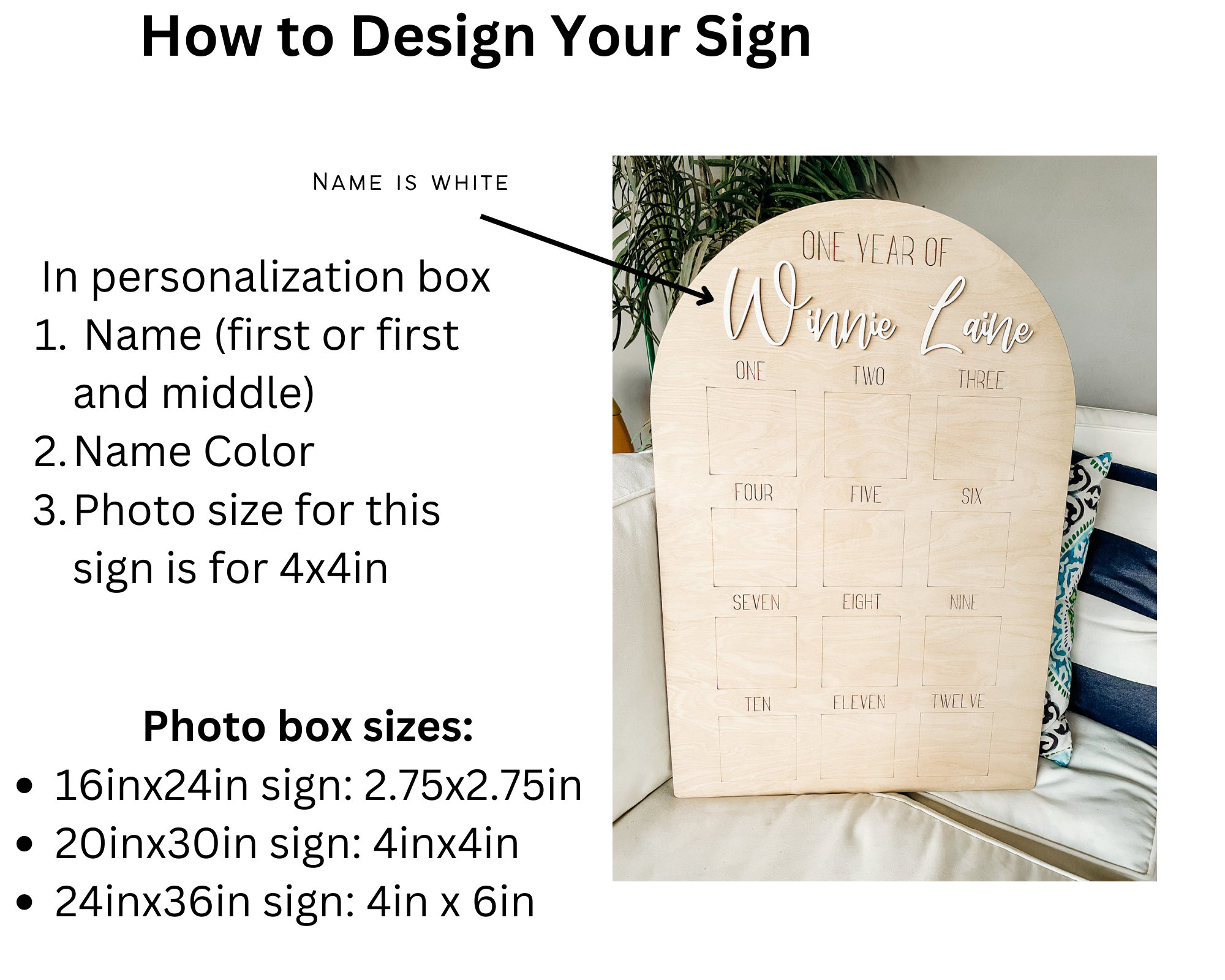 One Happy Camper First Year Birthday Board | One Happy Year Milestone ...