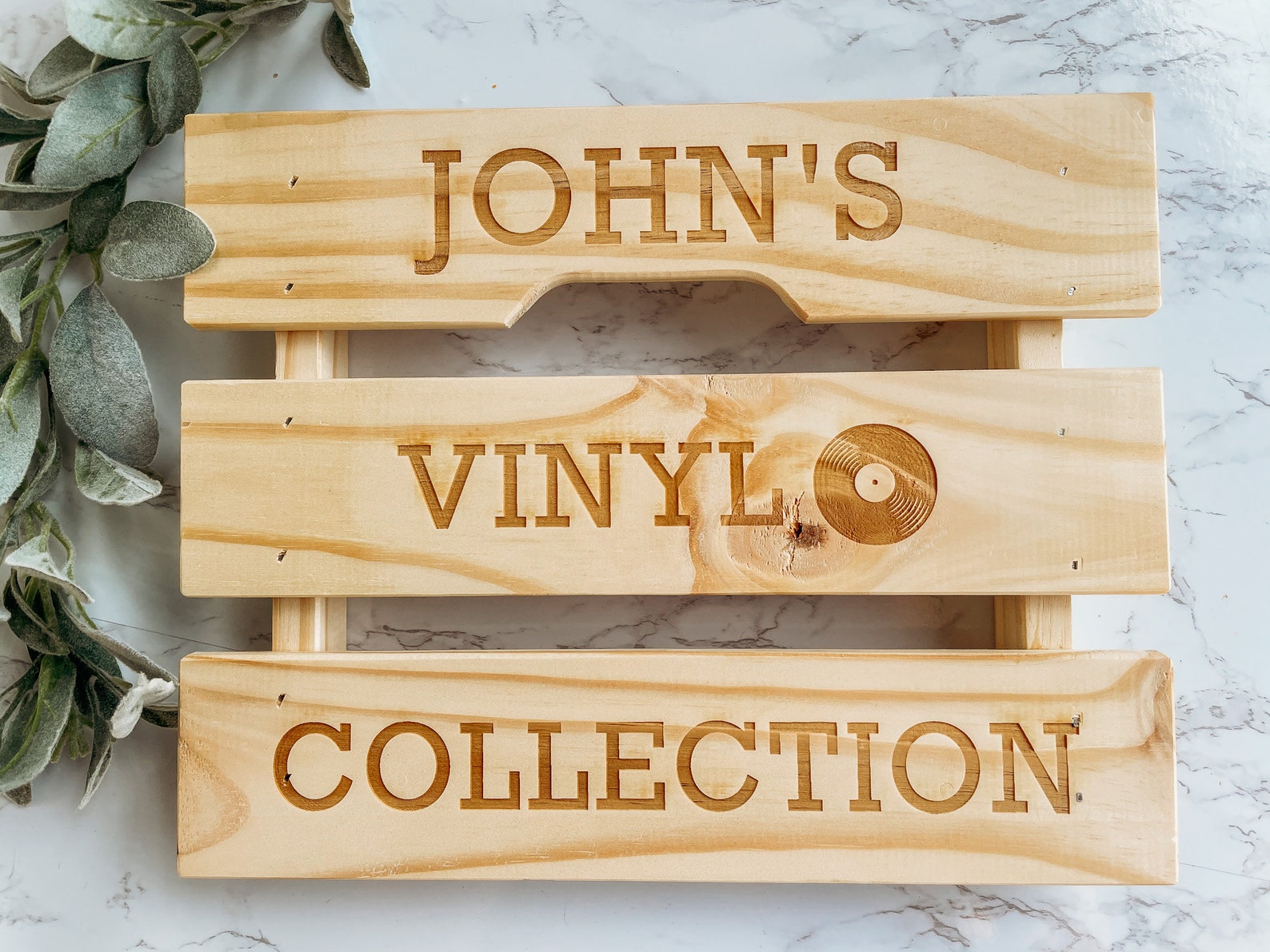 Personalized Crate for Vinyl Records Vinyl Record Container - Etsy