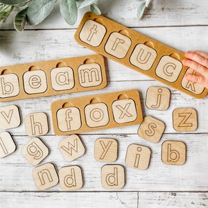 Movable Capital and Lowercase Alphabet Letter Set | Montessori ...